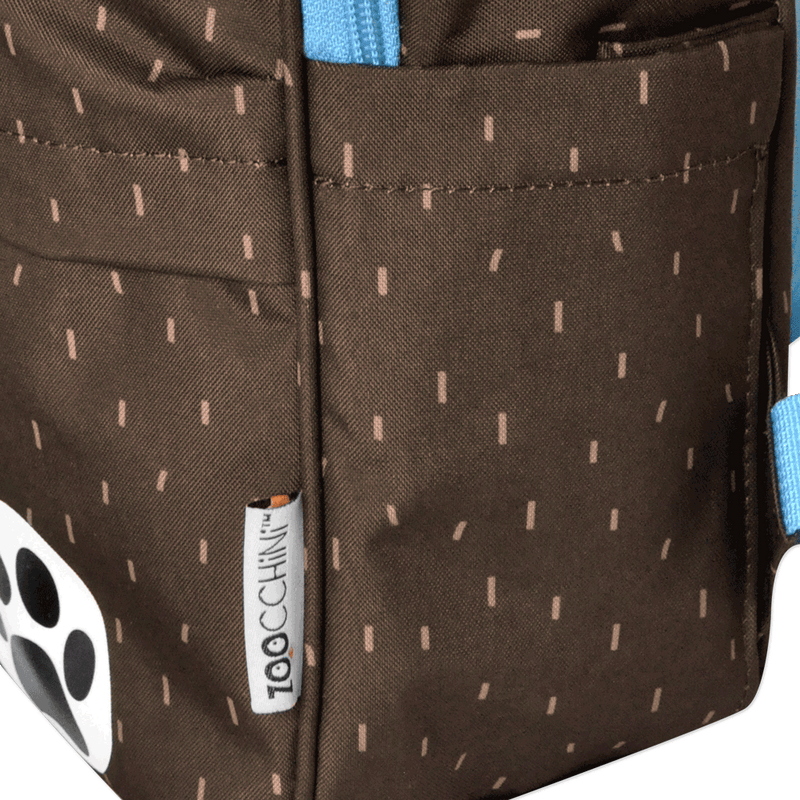 Toddler/Kids Everyday Square Backpack - Bosley the Bear - ZOOCCHINI